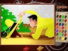 curious george coloring pages games